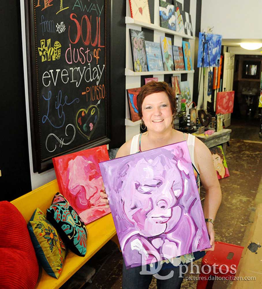 Parent hopeful paints pictures for adoption fundraiser | Dalton Daily ...