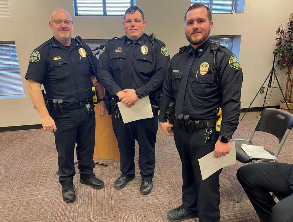 3 Dalton police officers honored for life-saving efforts | Dalton Daily ...