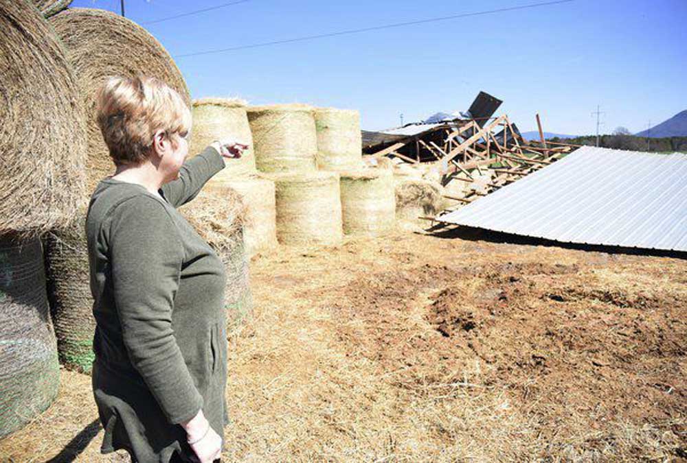 ‘It’s clean up time’: Family plans to rebuild barn destroyed in tornado ...