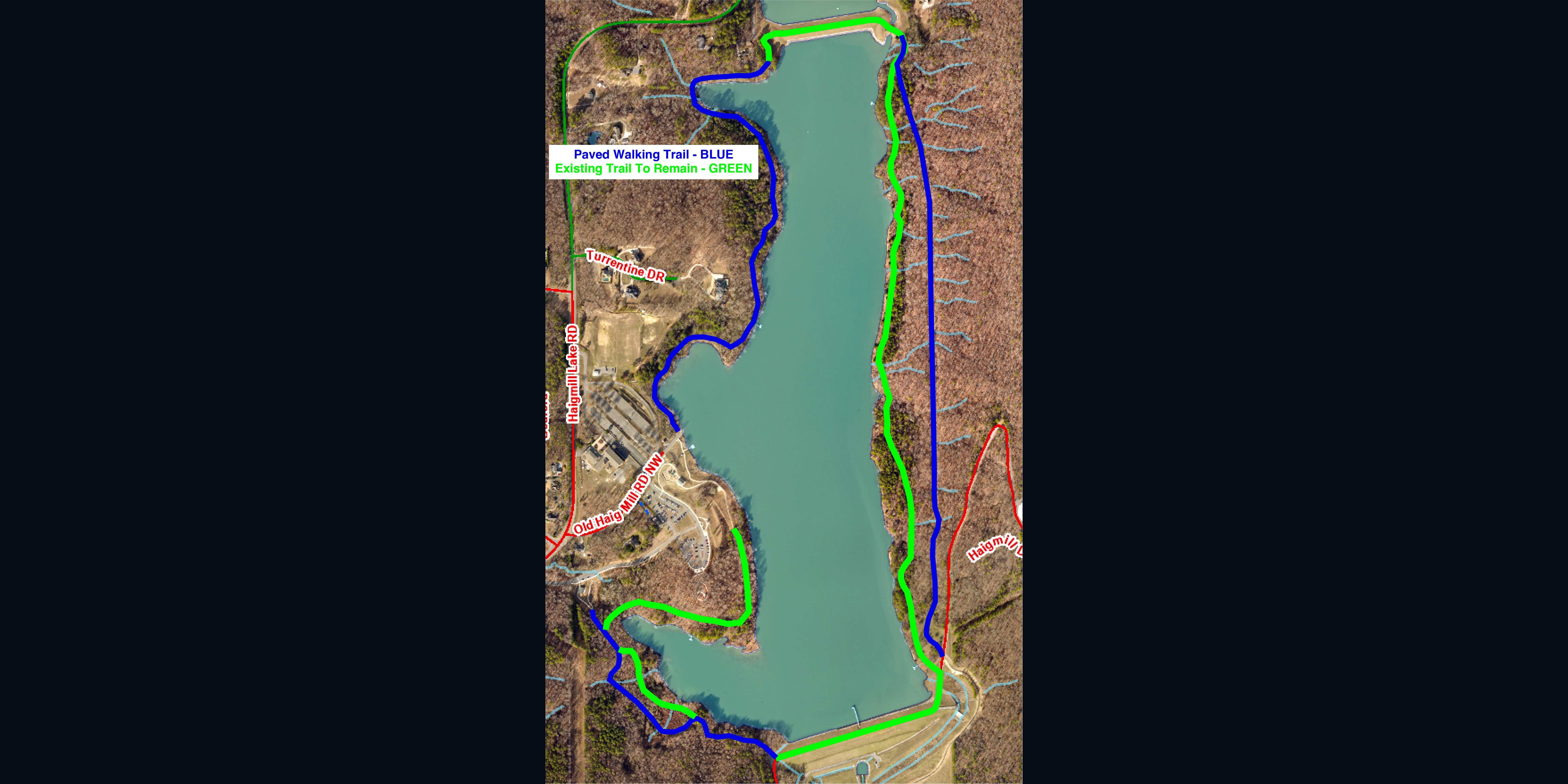 Work underway to pave trail at Haig Mill Lake Park | Dalton Daily Citizen